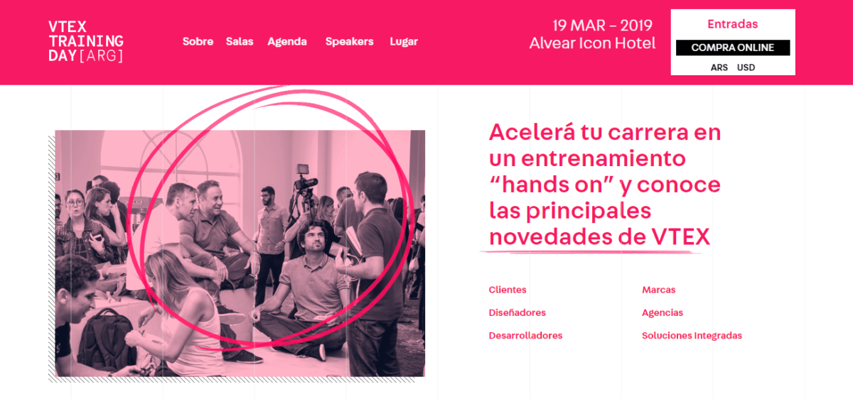 Caso de éxito en marketing digital para eventos: primera edición argentina de VTEX Training Day ...